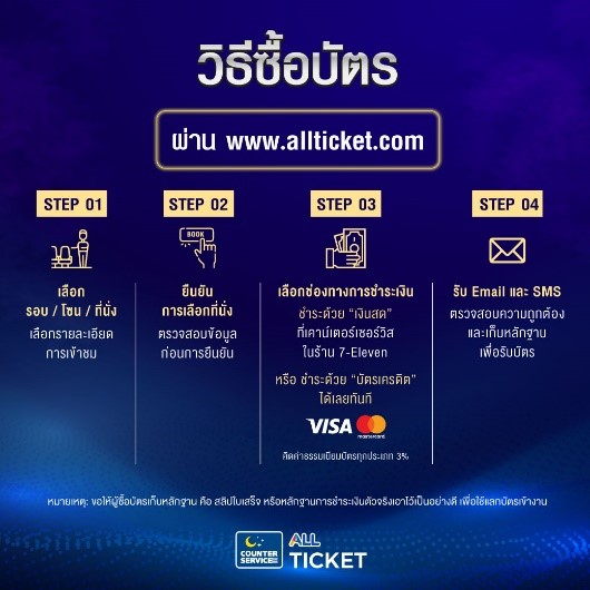 All Ticket By Counter Service : บริการขายตั๋วครบวงจร จองตั๋วออนไลน์ ซื้อตั๋วที่เคาน์เตอร์ ...