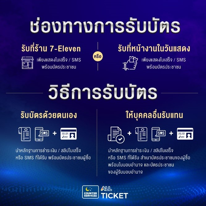 All Ticket By Counter Service : บริการขายตั๋วครบวงจร จองตั๋วออนไลน์ ซื้อตั๋วที่เคาน์เตอร์ ...