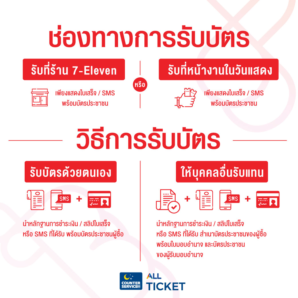 All Ticket By Counter Service : บริการขายตั๋วครบวงจร จองตั๋วออนไลน์ ซื้อตั๋วที่เคาน์เตอร์ ...